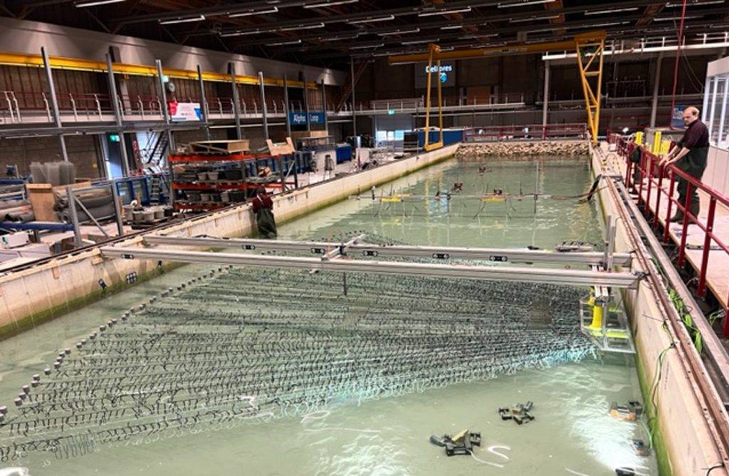 Successful model test Semi-Submersible Mussel Farm - OOS International